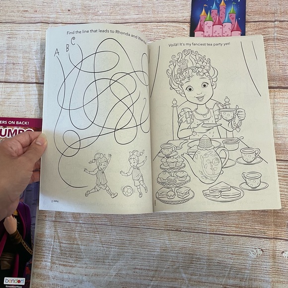 Bendon | Toys | Set Of 7 New Coloring And Activity Book Frozen Tangled ...